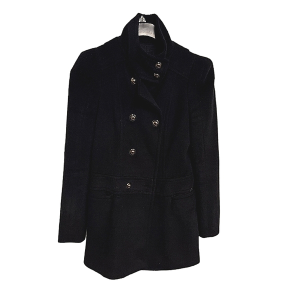 Yumi Kim | Jackets & Coats | Rare Black Coat By Yumi Mandarin Collar ...